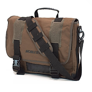 Mobile Edge ECO Laptop Messenger Bag for Men and Women, Fits Up To 14 Inch Widescreen PCs, Compatible with MacBook Pro 15 Inch, Travel Computer Bag, Olive Green, MEUME9