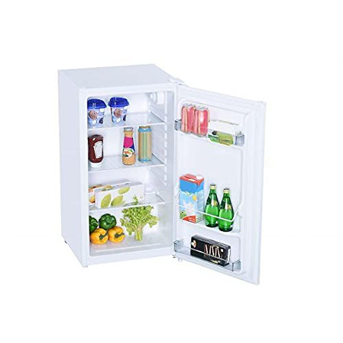 Danby DAR032B1WM 3.2 Cu.Ft. Mini Fridge In White - Free-Standing All Fridge For Bedroom, Living Room, Kitchen, Dorm