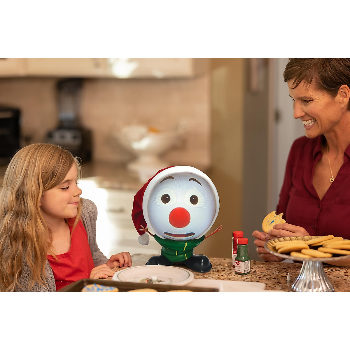 ANIMAT3D Mr. Chill Talking Animated Snowman with Built in Projector & Speaker Plug'n Play