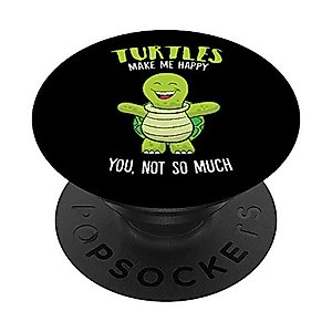 Turtles Make Me Happy Love Turtles PopSockets Swappable PopGrip