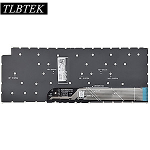 TLBTEK Keyboard Replacement Compatible with Dell Inspiron 13 5310 14 Pro 5431 5410 5415 5418 7415 2-in-1 P147G,16 Pro 5620 5625 7620 P119F,Latitude 3320 3420 P144G,Vostro 13 5310 Series Laptop Black