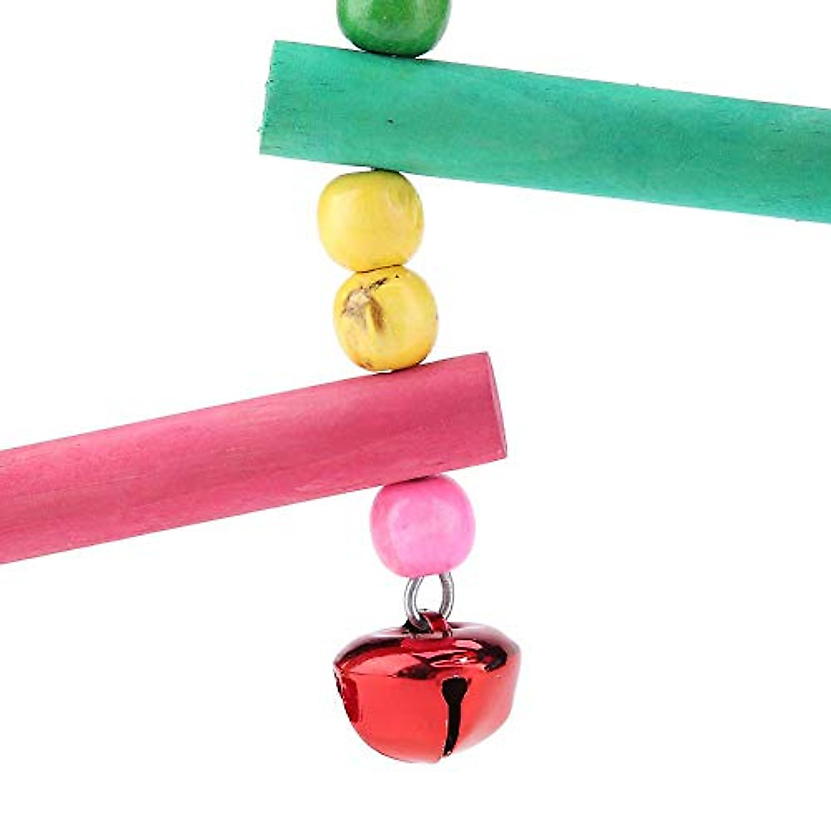 Bird Toys Natural Wooden Parrot Hanging Swing Toy Suitable for Medium and Small Parrots & Birds