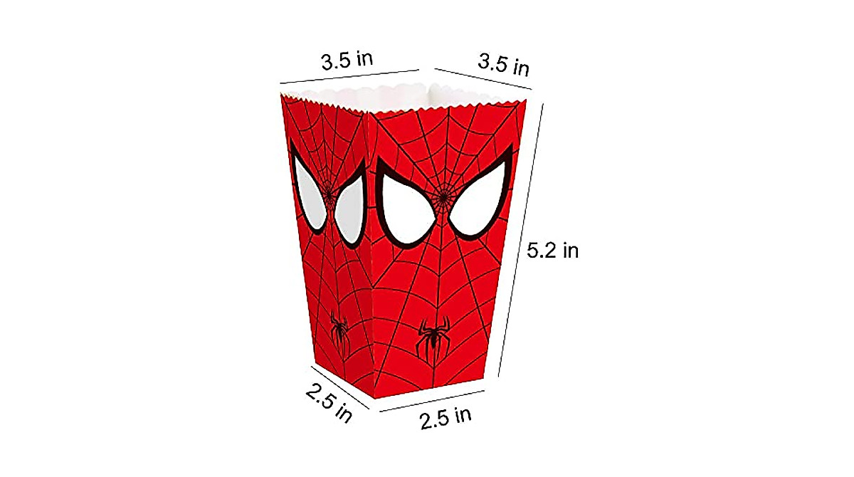 HYOUNINGF Spider Popcorn Boxes - 20PCS Party Supplies