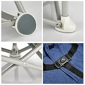 ANTEN Portable Booster Chair with Tray | Travel Booster Seat for Babies and Toddlers | Folding Booster Chair for Dining Table, Camping, Picnic, Beach, Grandma's | Indoor and Outdoor Baby Booster Chair