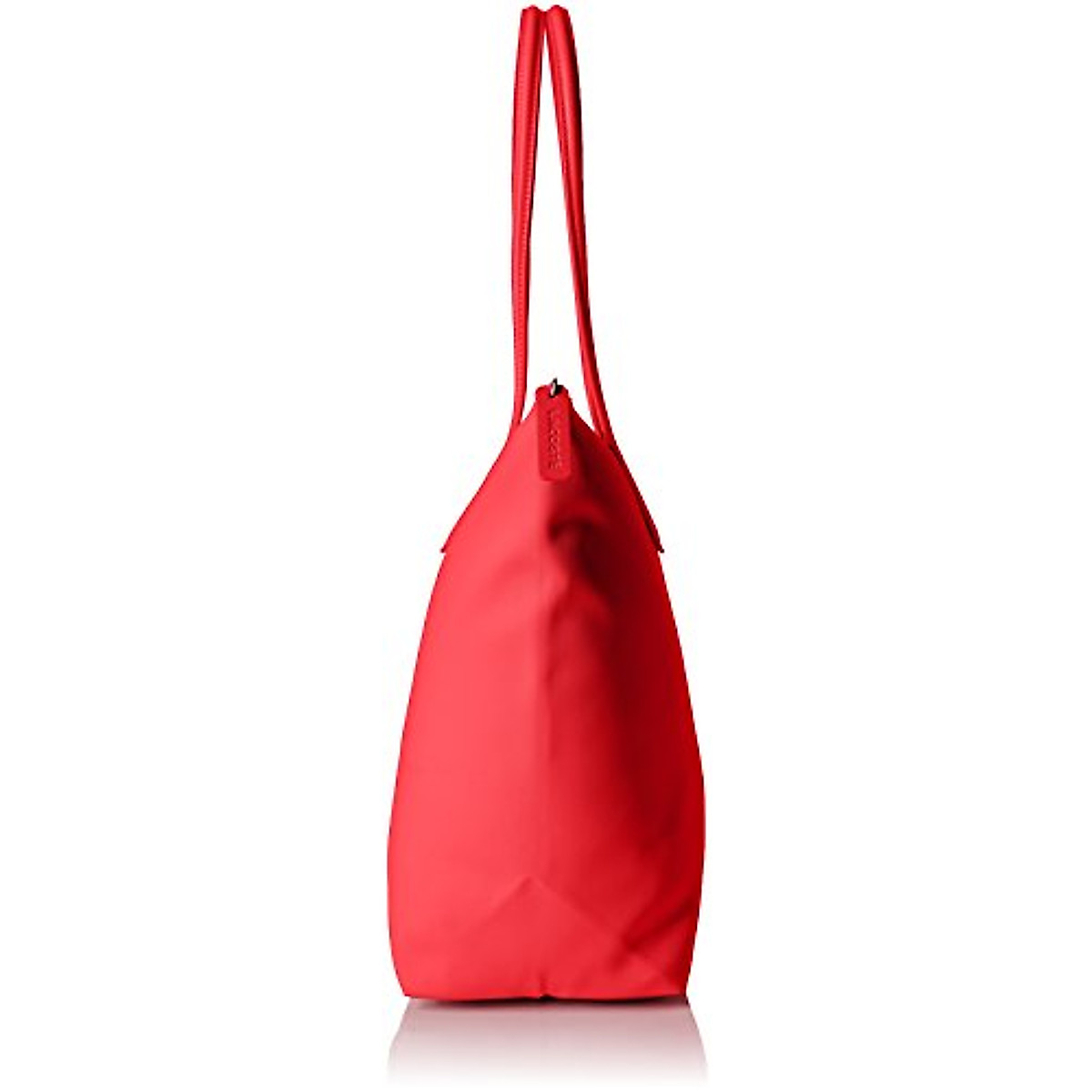 Lacoste Women's L.12.12 Concept Vertical Shopping Tote Bag, Navy/Iberis Red, One Size