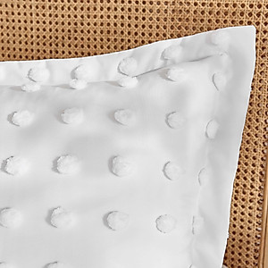 Levtex Home Merry & Bright Collecion - White Pine Quilt Set - Full/Queen Holiday Quilt 88x92 and Two Standard Shams 20x26 - Christmas Tree - Blue, Red, Green and White - Reversible - Polyester