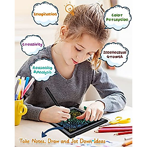 LCD Writing Tablet,Electronic Writing &Drawing Board Doodle Board,Sunany 8.5" Handwriting Paper Drawing Tablet Gift for Kids and Adults at Home,School and Office (Black)