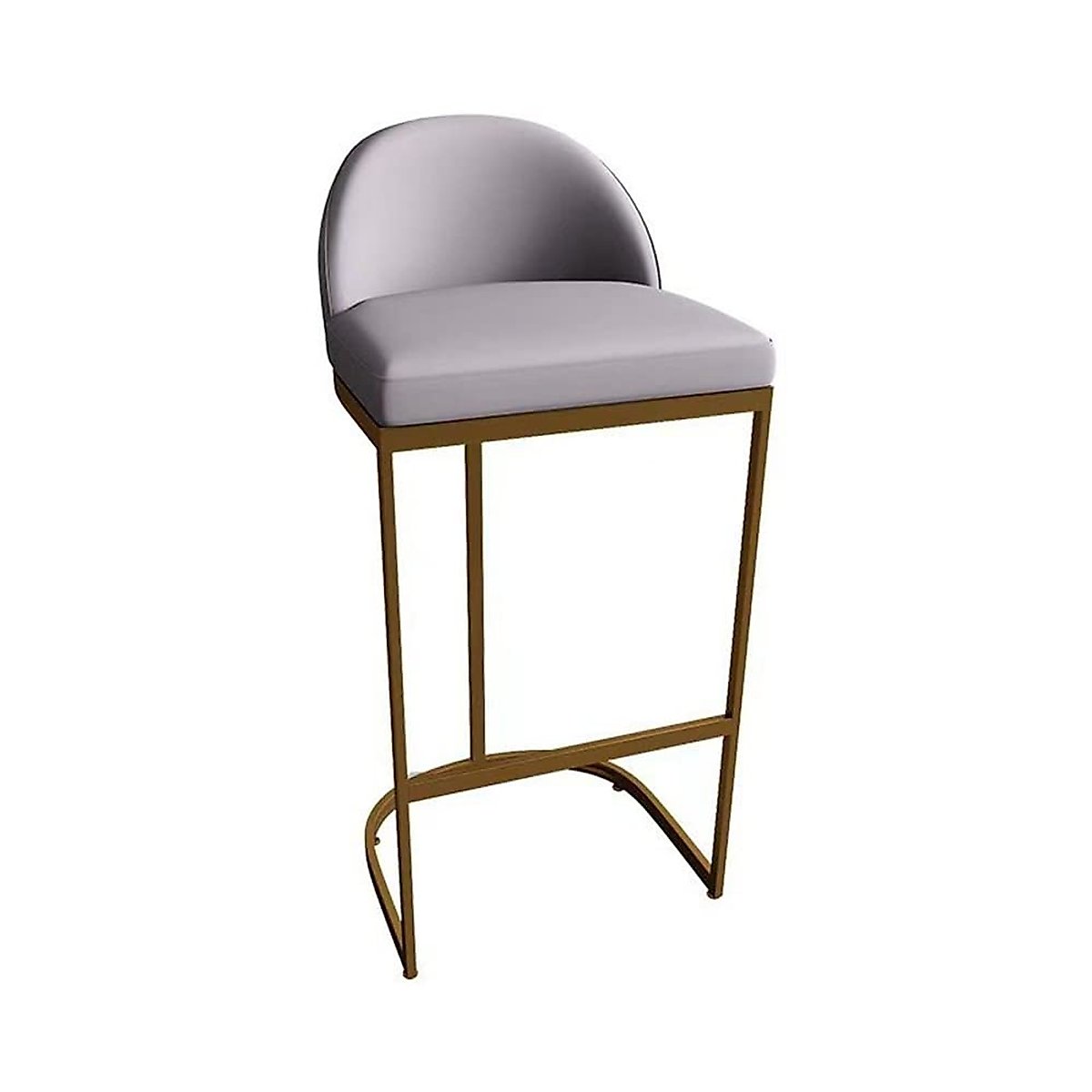 LITFAD Modern Bar Table Set Slate Counter Table with High Stools Home Dining Table with 2 Counter Stools Luxury Kitchen Table Chair - 3 Pieces: White-Gold Table, 2 Stools