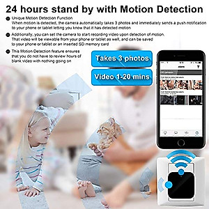 VIC-ZONE Spy Hidden Camera Charger with Remote Viewing,Night Vision Wireless 4k Nanny Camera Video Recorder Motion Activated,APP Control, Support iOS/Android,Up to 128G..