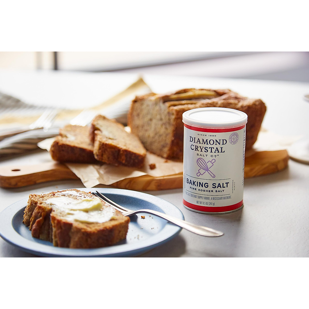 Diamond Crystal Baking Salt, Fine Kosher Salt 8.5oz