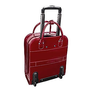 McKlein Briefcase, Red, 13 50 L x 6 W x 16 H