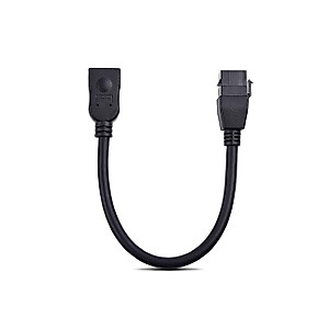 Cable Matters 2-Pack HDMI Keystone Jack Pigtail Cable in Black - 8 Inches