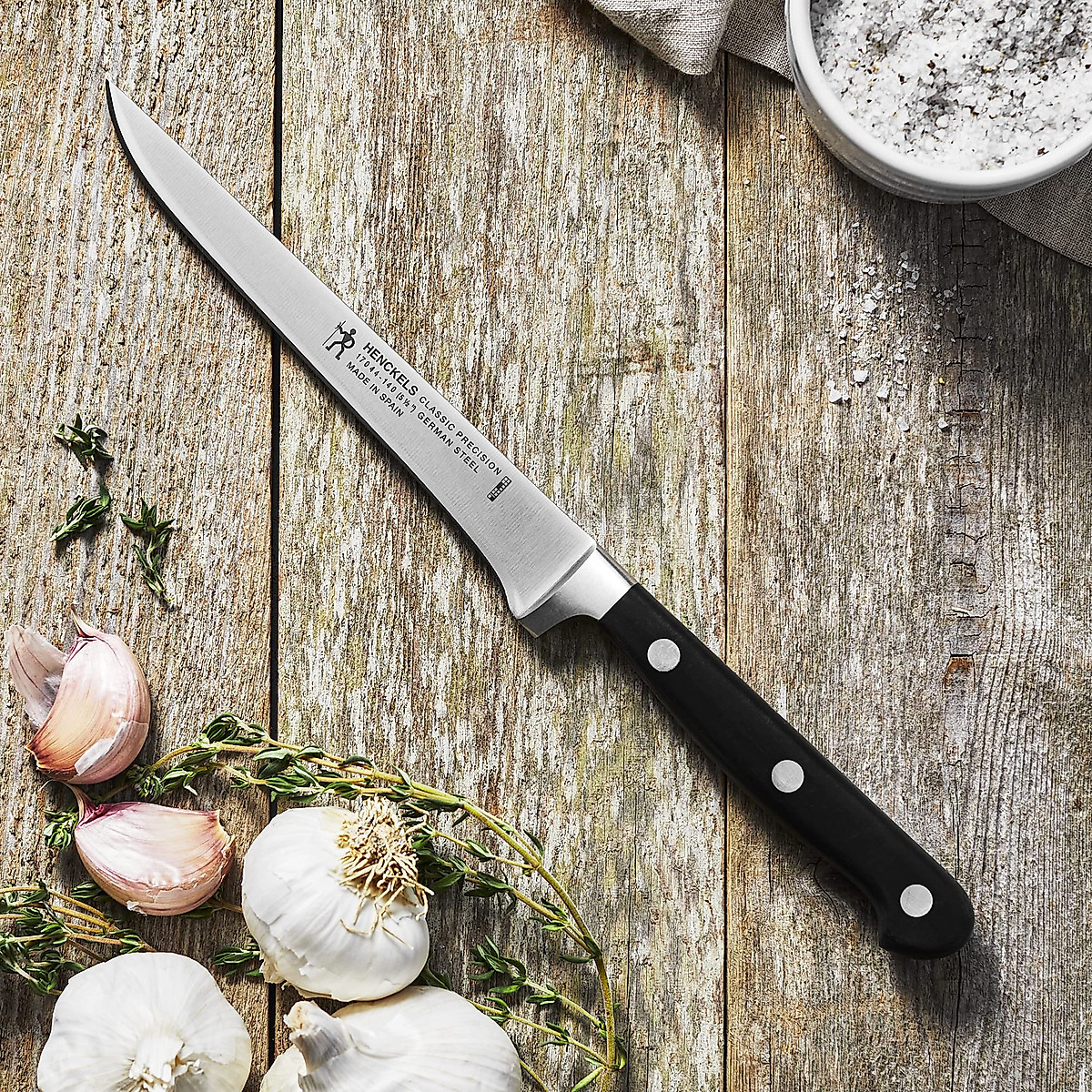 HENCKELS Classic Precision Razor-Sharp 5.5-inch Boning Knife, German Engineered Informed by 100+ Years of Mastery