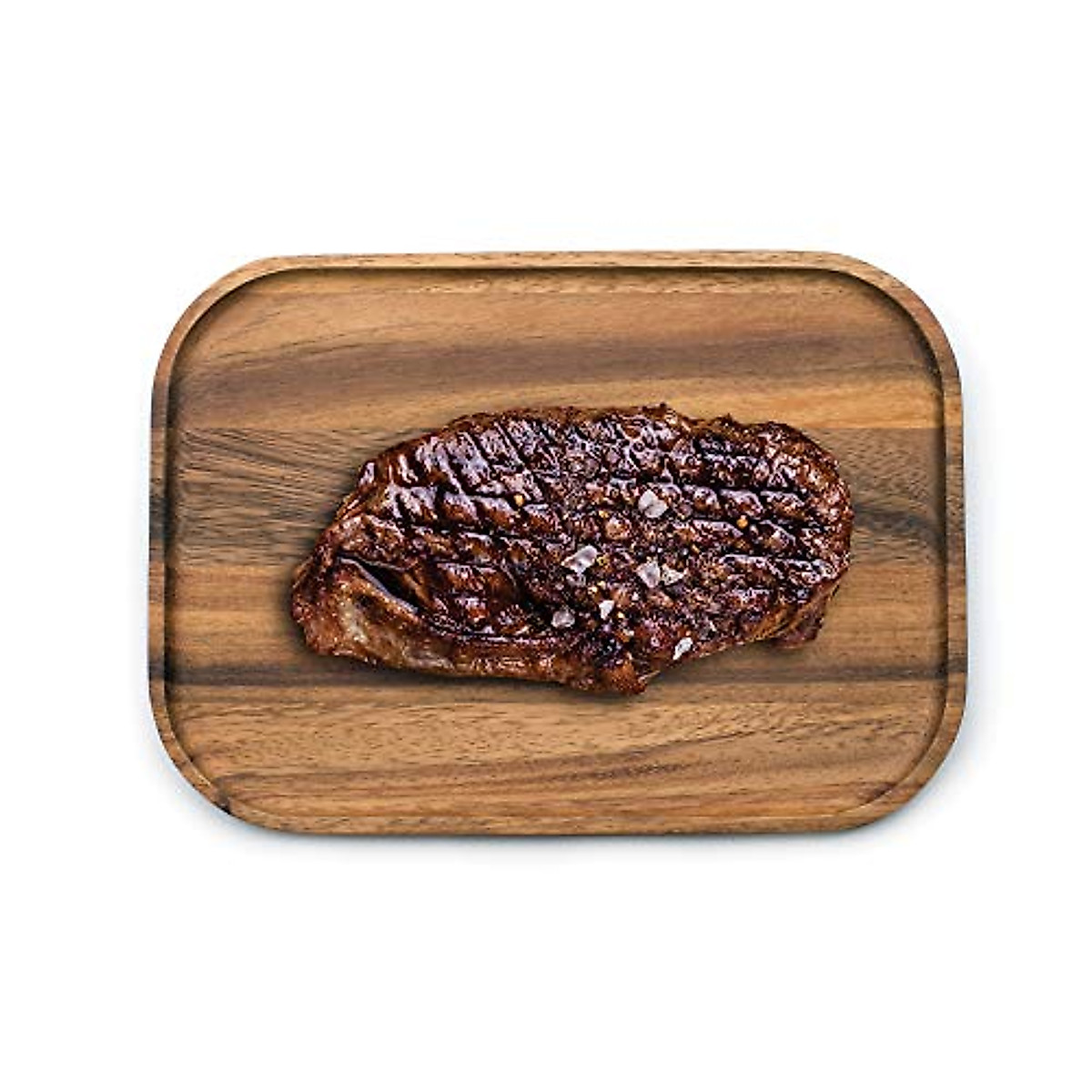 Ironwood Gourmet Small Steak Board, 7.5 x 10.5 x 0.5 inches, Brown
