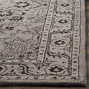 SAFAVIEH Antiquity Collection 2' x 3' Grey/Beige AT58A Handmade Traditional Oriental Premium Wool Accent Rug