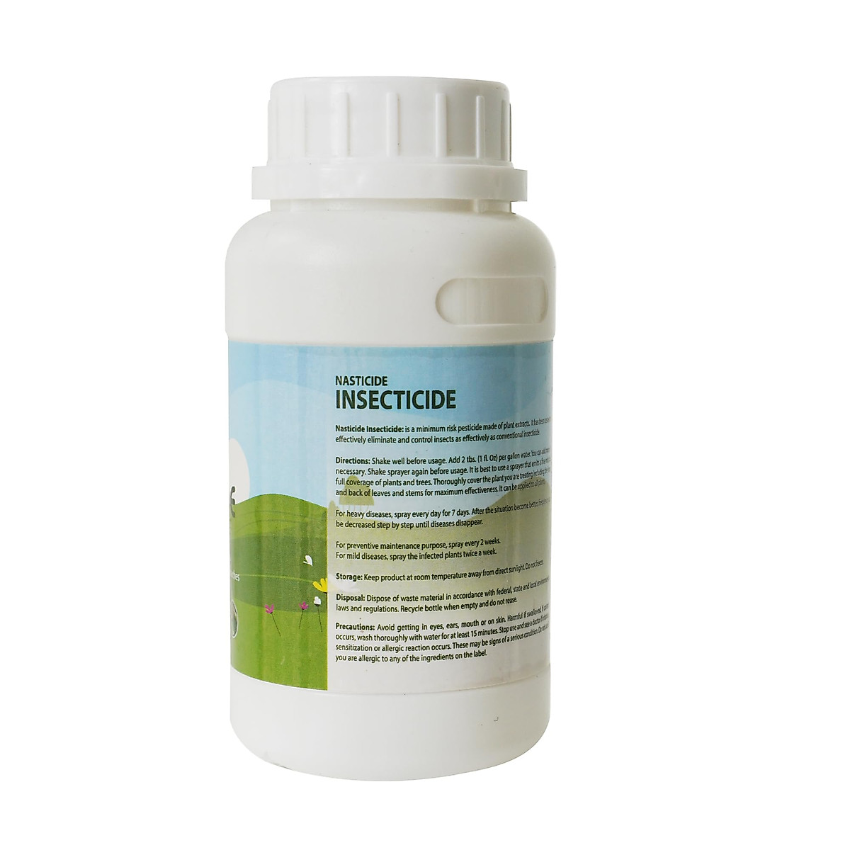 Nasticide Natural Insecticide Concentrate for Plants, Organic Safe Insect Killer with Natural Clove Oil, Soybean Oil and Rosemary Oil, Lawn Insecticide for Ants Spiders Cockroaches Aphids 8 oz