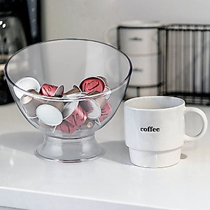 MOLIGOU Coffee Pod Holder Bowl, Coffee Capsule Container, Coffee Pod Storage Organizer for Kitchen Counter