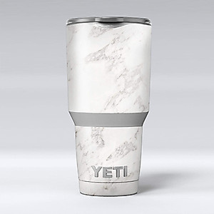 Design Skinz Slate Marble Surface V4 - Skin Decal Vinyl Wrap Kit Compatible with The Yeti Rambler Cooler Tumbler Cups