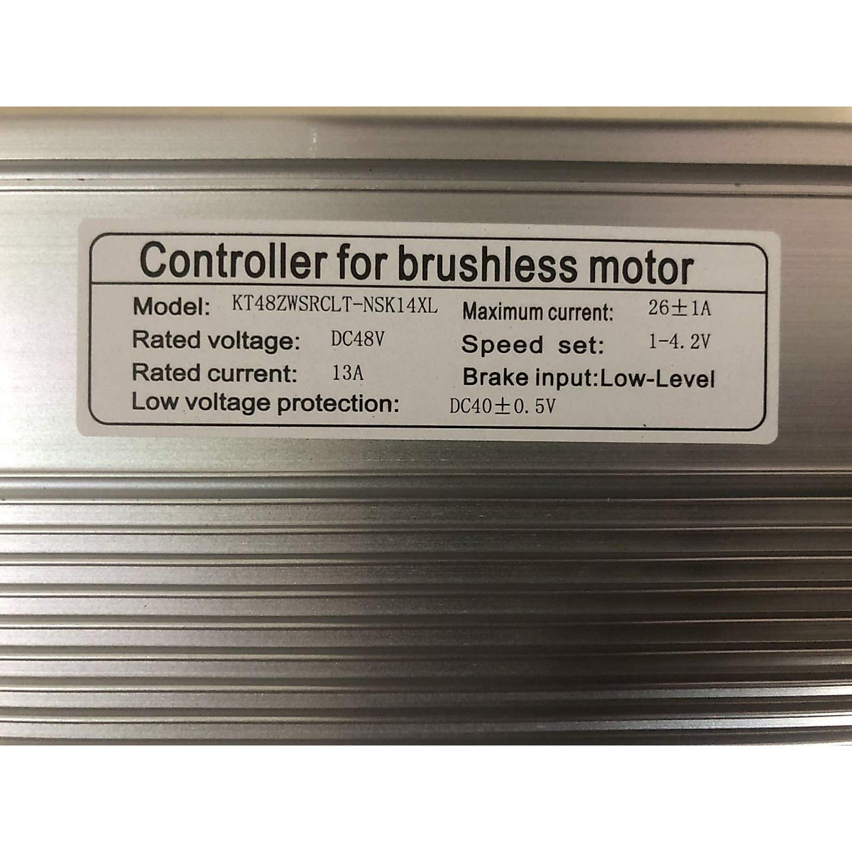 NBPOWER 36V/48V 1000W 26A Brushless DC Motor Controller Ebike Controller +KT-LCD8H Color Display One Set，Used for 1000W Ebike Kit.