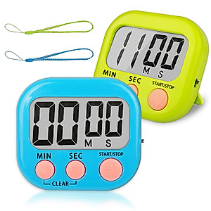 ZILLEEN Classroom Timer for Kids Teachers 2 Pack Digital Tmers