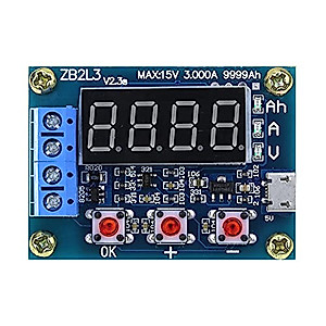 QIAONAI sh84 1.2v 12v Zb2l3 18650 Li-ion Lithium Battery Capacity Tester + Lead-Acid Resistance Battery Capacity Discharge Meter Tester Integrated Circuit