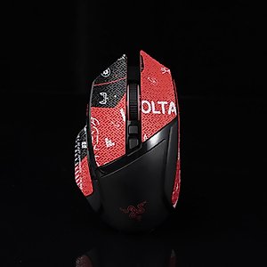 Hokeyio Mouse Grip Tape Sticker for Razer Basilisk Ultimate/X HYPERSPEED Non Slip Suck Sweat Pre Cut Easy Instand Blood X