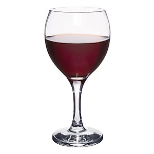 Classic Crystal Clear Stemmed Red Wine Glass, 12 Ounce - Set of 4