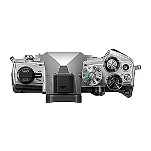 OM System OM-5 Silver Micro Four Thirds System Camera Outdoor Camera Weather Sealed Design 5-Axis Image Stabilization 50MP Handheld High Res Shot