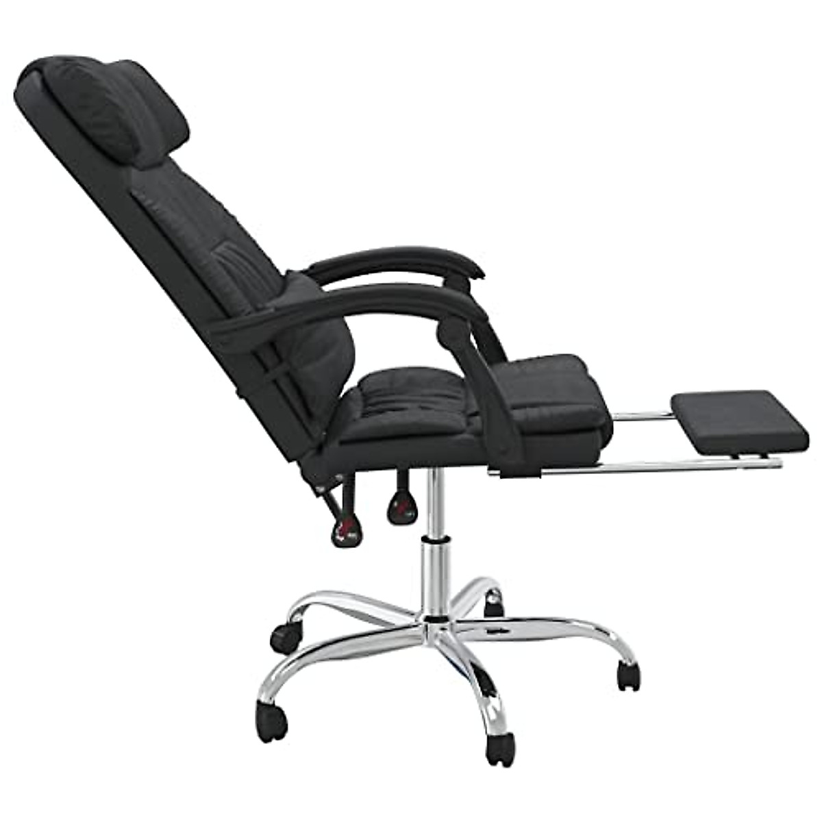 Ergonomic Office Chair, High Back Chair, Massage Reclining Office Chair Black Faux Leather Suitable for Home Office