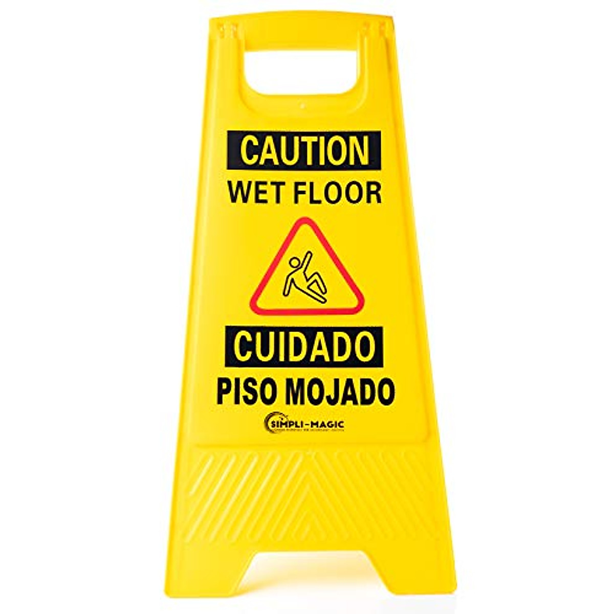 Simpli-Magic 79192 Wet Floor Caution Signs, Basic, Yellow, 3 Pack