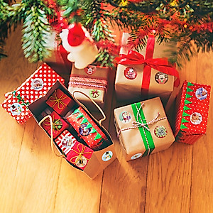 Christmas Stickers,504 PCS Christmas Stickers Labels,Snowman, Elf,Bells,Snow,Reindeer,Xmas Kids Stickers Decals for Crafts Decorations&Christmas Party Supplies (TZ-Chris-A)