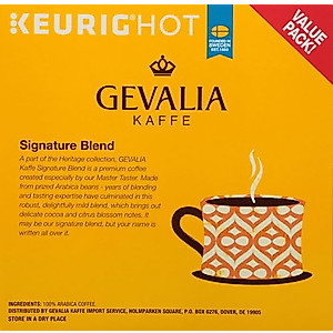 Gevalia Signature Blend Mild Roast K-Cup Coffee Pods (36 Pods)