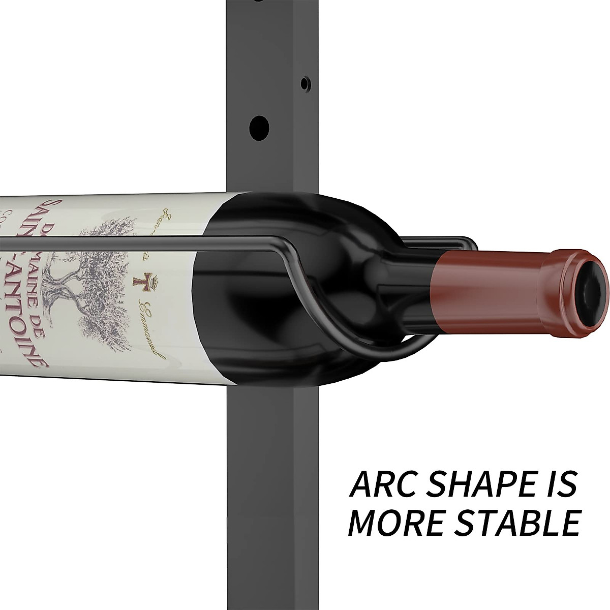 Wall Wine Rack for 12 Wine Bottles, Detachable Wine Storage Organizer, Wall Mount Wine Bottle Display Holder Towel Rack Used As One or Four, for Kitchen, Pantry, Dining Room, Bar, Wine Cellar