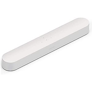 Sonos Beam - Smart TV Sound Bar with Amazon Alexa Built-in - White