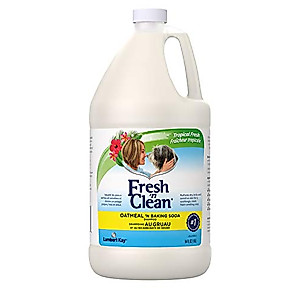 PetAg Fresh 'n Clean Oatmeal 'n Baking Soda Dog Shampoo - Tropical Fresh Scent - Strengthens, Repairs, & Protects Your Dog's Coat - 64 Fl Oz