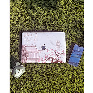 Nekoty Textured Laptop Skins compatible with MacBooks Pro 16" 14" 13" Air 13" 2019-2022 - Japanese Temple