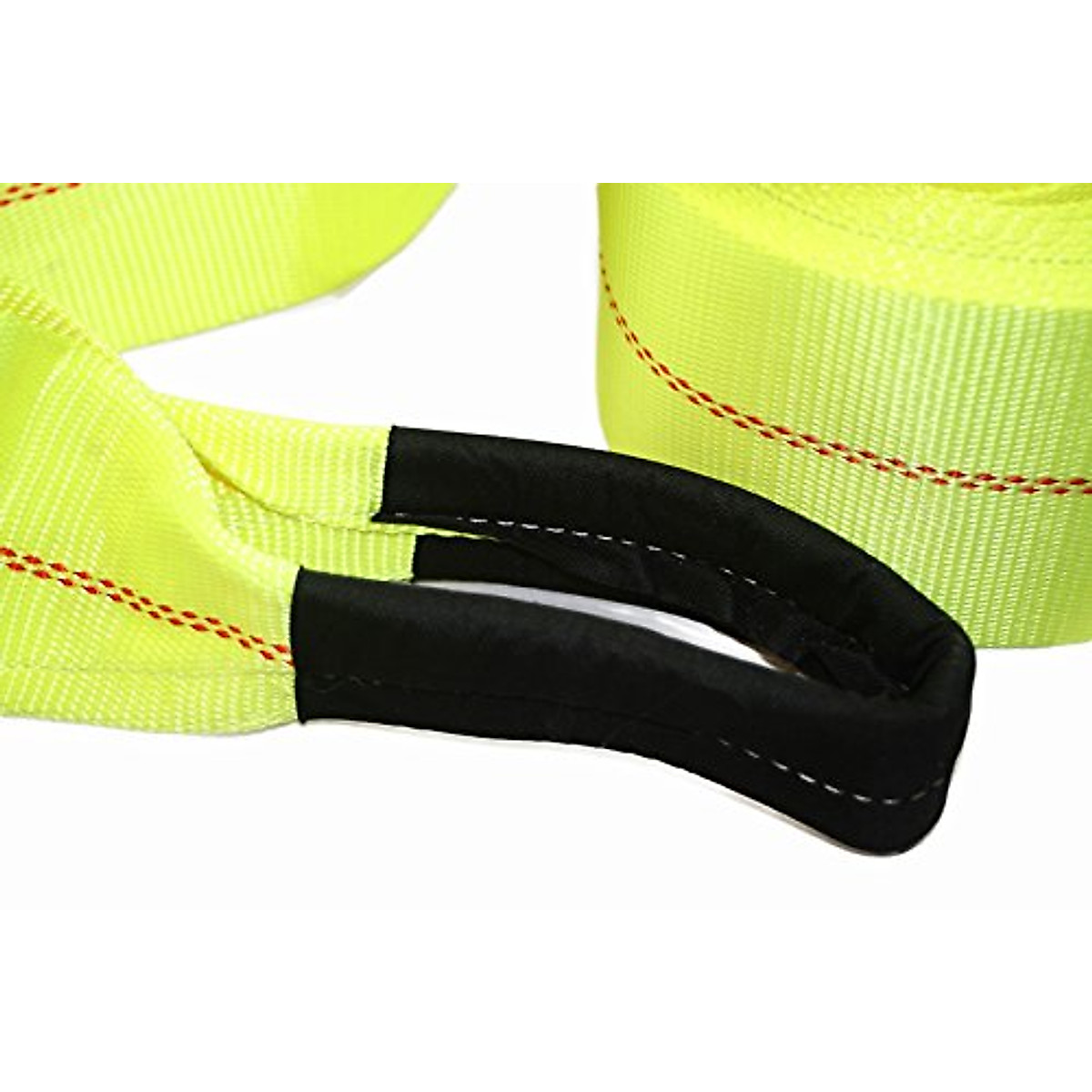 ABN Tow Winch Rope with Loops – Offroad Vehicle Recovery Strap – 30 Feet x 4in – 20,000 lbs Pound Towing Capacity