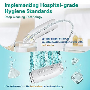 LANMULI Electric Nasal Aspirator for Baby, Automatic Toddler Nose Sucker with Adjustable Suction Level, Music and Light Soothing Function