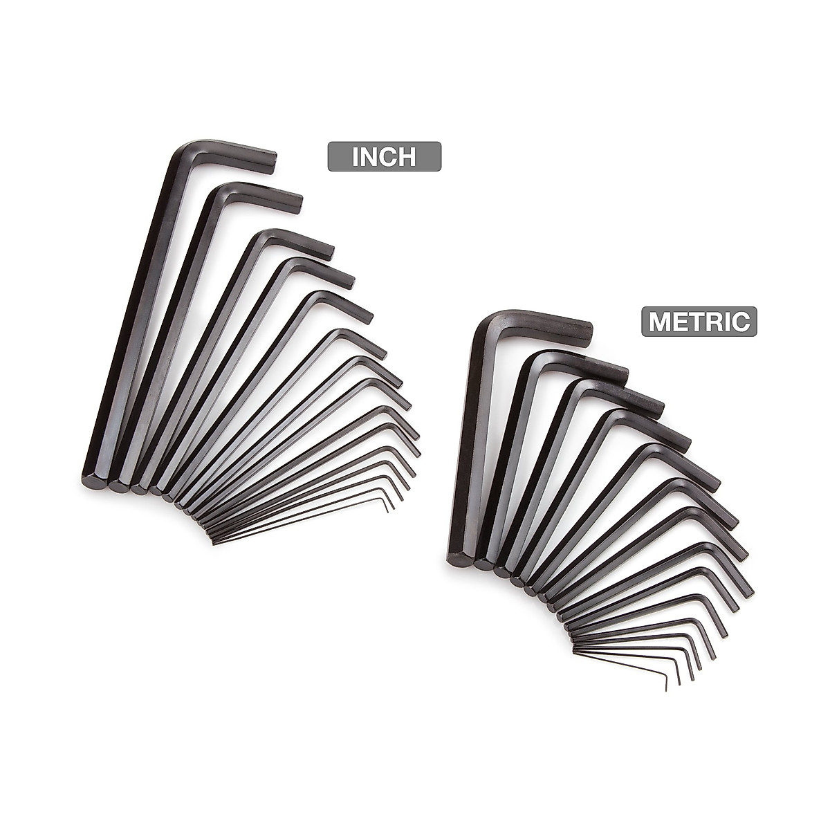 TEKTON Hex Key Wrench Set, 30-Piece (.028-3/8 in., .7-10 mm) | 25253