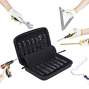 Knife Display Case, Folding Knife Holder, Knife Storage Organizer, Large Pocket Knife Storage Case, Oxford Small Knife Roll Pouch Carrier Bag for Survival Tactical Outdoor EDC Mini Knife