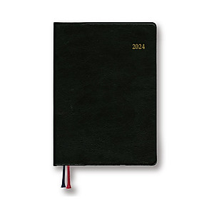 Daigo E2316 2024 Planner Appointment Weekly Vertical Black (Begins September 2023)