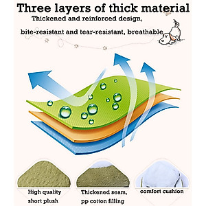 HongGun Pet Beds, Puppy Small Dog Kennel Warm Soft Round Fleece Dog Nest Washable Cat Cushion Bed for Small Dogs,Cat,Hamster,Rabbits,and Other Small Animal (Gray)