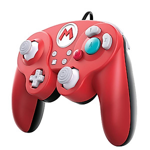 Wired Fight Pad Pro - Official Nintendo Switch Controller - Classic Gamecube Style Retro Controller - Perfect for Super Smash Bros & Mario Party - OLED Compatible
