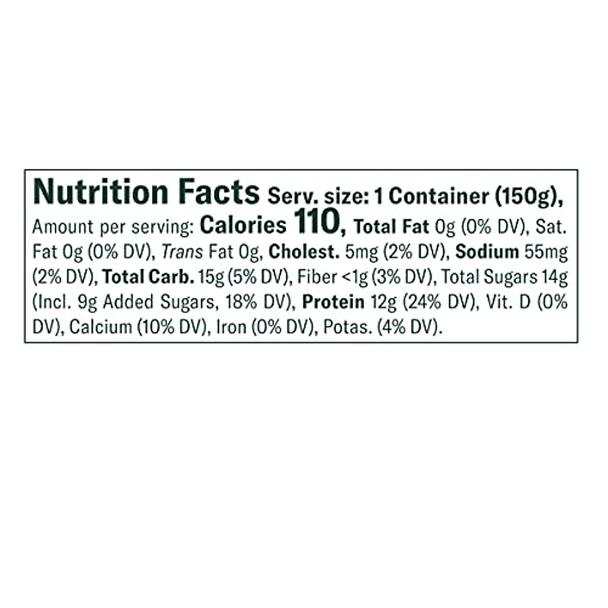 Chobani® Non-Fat Greek Yogurt Blueberry on the Bottom 5.3oz