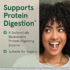 Jarrow Formulas Bromelain Tablets, 500 mg Dietary Supplement for Protein Digestion, 60 Tablets, 60 Day Supply