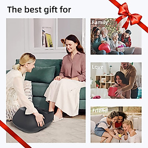 Snailax Foot Massager with Heat, Shiatsu Feet Massager Machine for Neuropathy Plantar Fasciitis, Kneading,Compression,Vibration Foot Massage Warmer,Gifts for Women,Men,Size 13