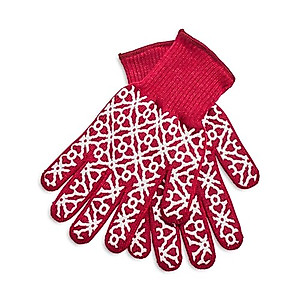 Sur La Table Small Tile Oven Gloves, Set of 2, Gray