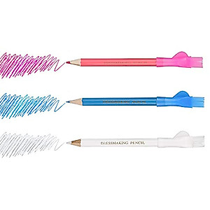 Tailors Chalk,Sewing Fabric Chalk and Fabric Markers for Quilting,10PCS Tailor’s Chalk,4PCS Heat Erasable Fabric Marking Pens with 4 Refills,3 PCS Sewing Fabric Pencils