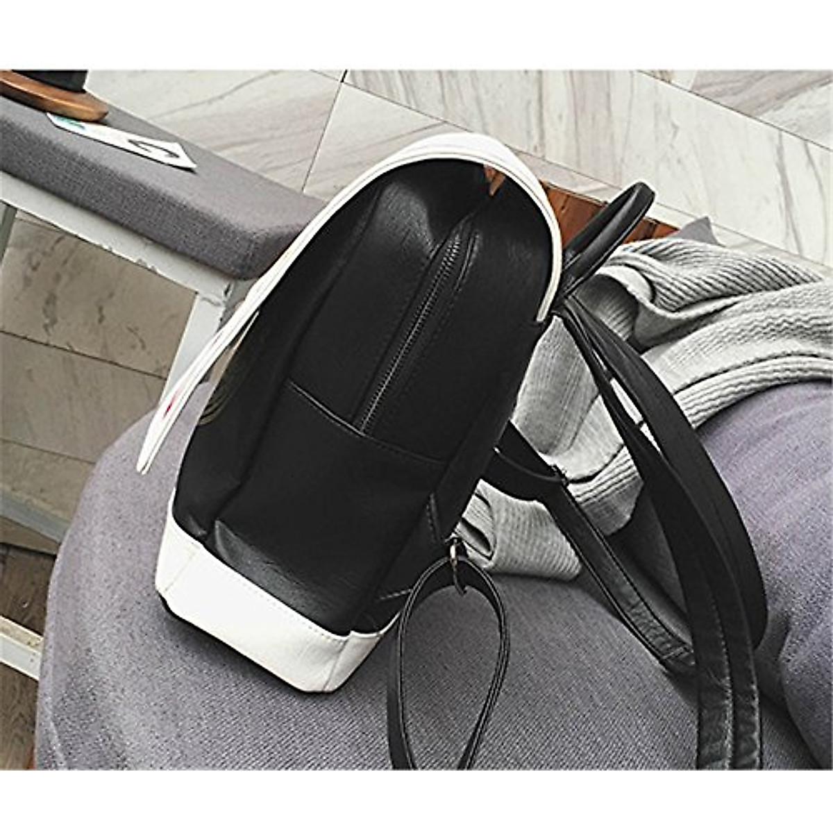 Smilovely Girl Magic Circle Cute Lolita Anime Cardcaptor Sakura Cosplay Backpack free size White