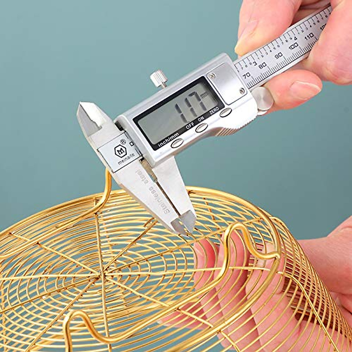 QIBOORUN Fruit Basket Bowl Stainless Steel Fruit Storage Basket Wire Bowl for kitchen with Bread Vegetables , Sleek Design With Sturdy Steel Construction -Rainbow